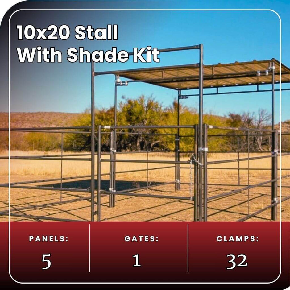 Horse Stall Kits | 14-Gauge Metal Horse Stalls – Seven Peaks Fence and Barn