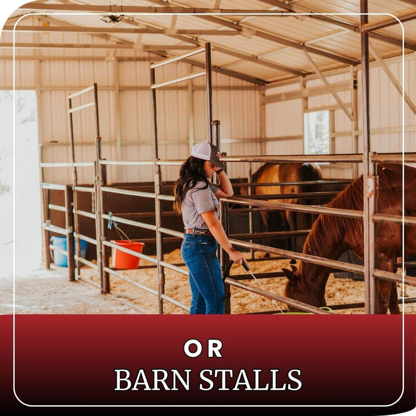 5 Rail Horse Panels - Standard 10' Long - 14 Gauge Steel Corral Panels ...