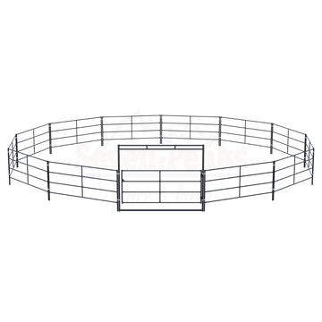 40–60 ft Round Pen Kits | 14ga Steel, Easy Install – Seven Peaks Fence ...
