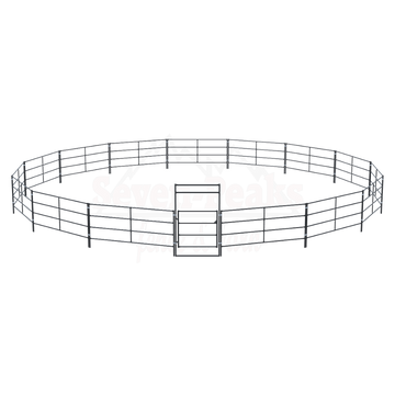 40–60 ft Round Pen Kits | 14ga Steel, Easy Install – Seven Peaks Fence ...