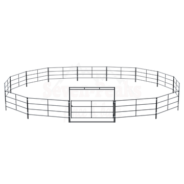 40, 50, and 60 ft Round Pen Kits-Install in an Afternoon-14ga Steel ...