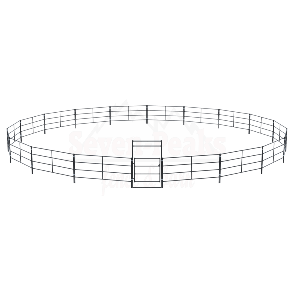 40–60 ft Round Pen Kits | 14ga Steel, Easy Install – Seven Peaks Fence ...