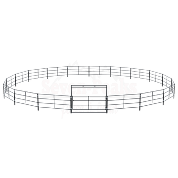 40, 50, and 60 ft Round Pen Kits-Install in an Afternoon-14ga Steel ...