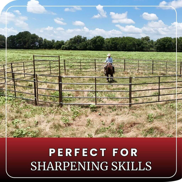 40 Ft Round Pen Kit from Heavy-Duty Horse Panels with 10' Gate – Seven ...
