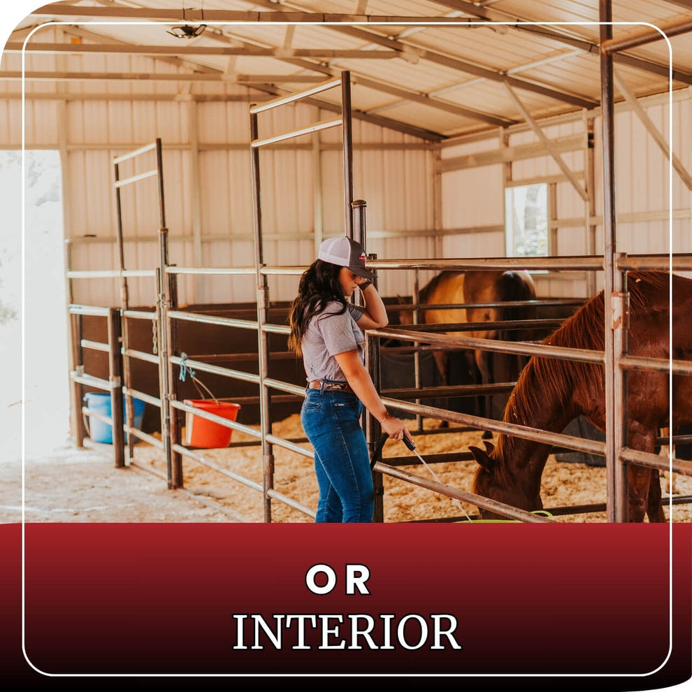 10x10 Stall Kit Add On With Shade – Seven Peaks Fence and Barn