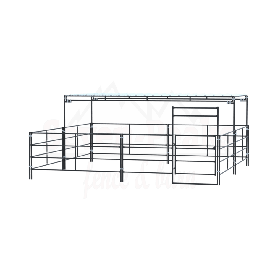 Horse Stall Kits | 14-Gauge Metal Horse Stalls – Seven Peaks Fence and Barn